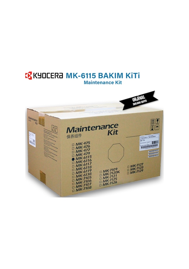 KYOCERA MK-6115 Bakım Kiti - Maintenance Kit- ECOSYS M4125idn/M4132idn ...