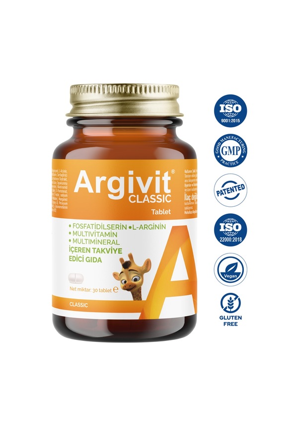 Argivit Classic Takviye Edici Gıda 30 Tablet Fiyatları ve Özellikleri