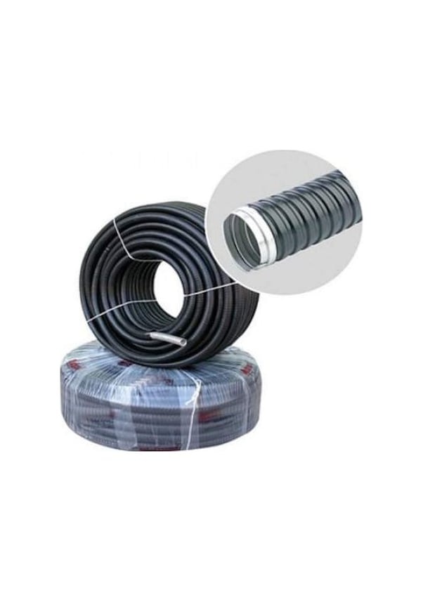 Mutlusan Eko Serisi 14'lük İzoleli Çelik Spiral Boru Siyah 50 MT ...