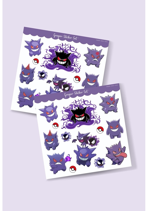 Gengar - Pokemon - Shadow- Sticker - Parlak Kağıt 2'li Set Fiyatları ve ...