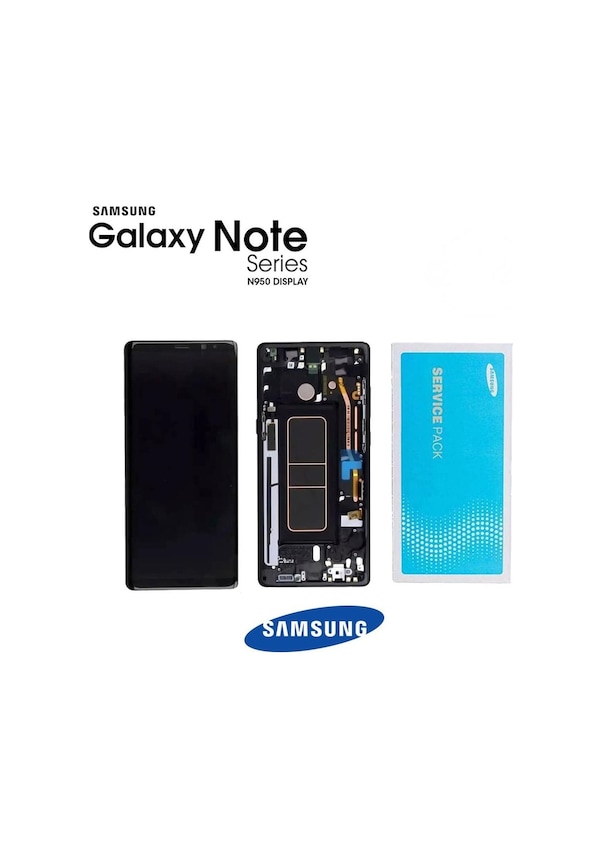 Samsung Galaxy Note 8 N950 Lcd Ekran Dokunmatik Siyah Servis Gh97 Siyah ...