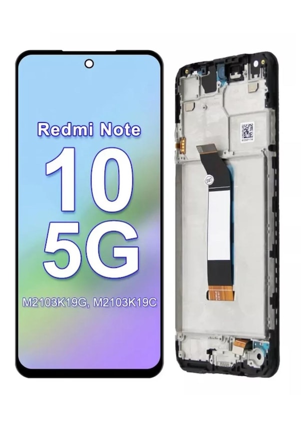Xiaomi Redmi Note 10 5g Lcd Ekran Dokunmatik Çıtalı Servis Siyah ...