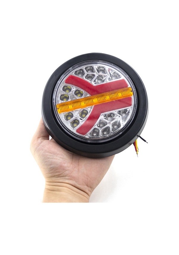 Adet 12v 24v Led Yuvarlak Araba Arka Stop Lambası Fren Durdurma Yan Dönüş Fiyatları ve Özellikleri