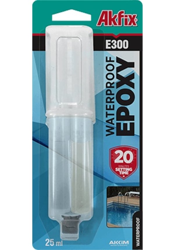 Akfix E300 Suya Dayanıklı Epoksi Yapıştırıcı 25ml Fiyatları ve Özellikleri
