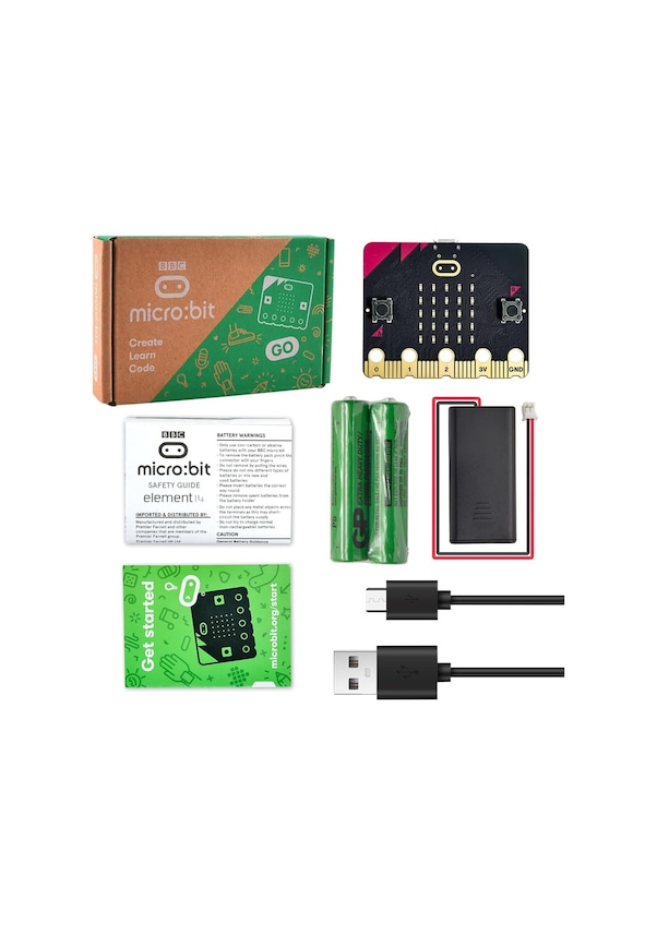 Microbit V2.2 Go Kit Microbit V2 Yeni Başlayanlar İçin Go Aksesuarları ...