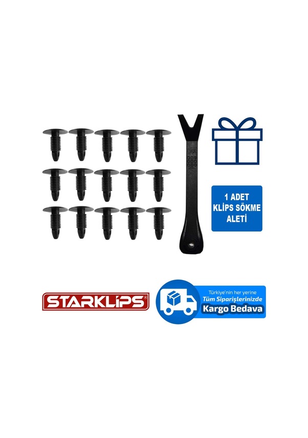 Döşeme Klipsi Honda 90667-Sa0-003 Nissan 76996-01P02 20 Adet Fiyatları ...