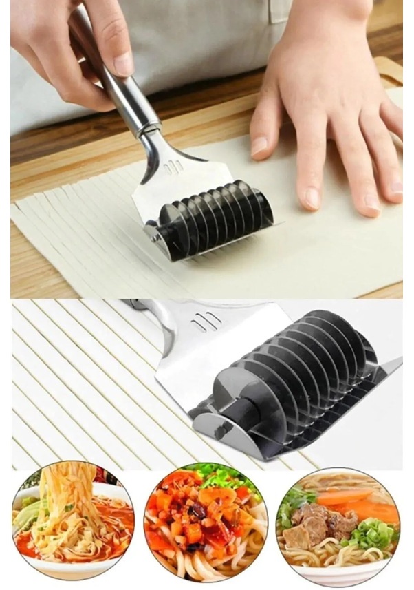 Rotanev Paslanmaz Çelik Erişte Makinasi Makarna Kesici Dilimleyici ...