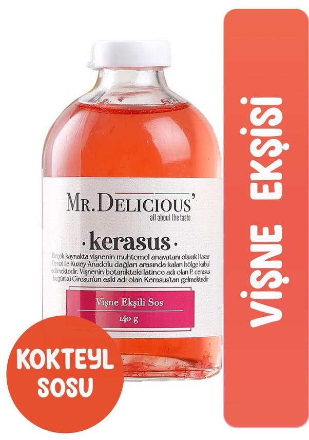 Mr. Delicious Vişne Ekşili Sos Salata Sosu Kokteyl Sosu 140 ML Fiyatları ve Özellikleri