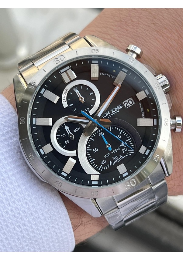 Tom Jones Çelik Kordon 3 Atm Suya Dayanıklı 2 Yıl Garantili Erkek Kol ...