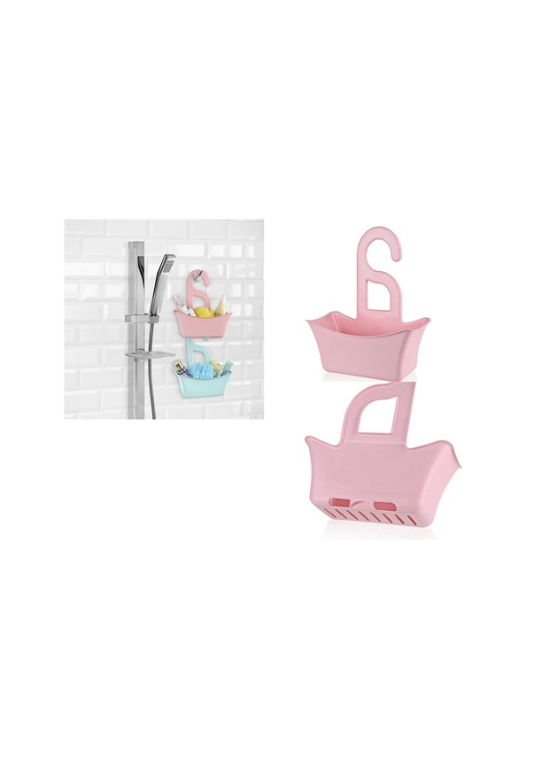 Banyo Sepeti Delikli Sepet Çok Amaçlı Sabun Şampuan Tutucu Raf Çok ...