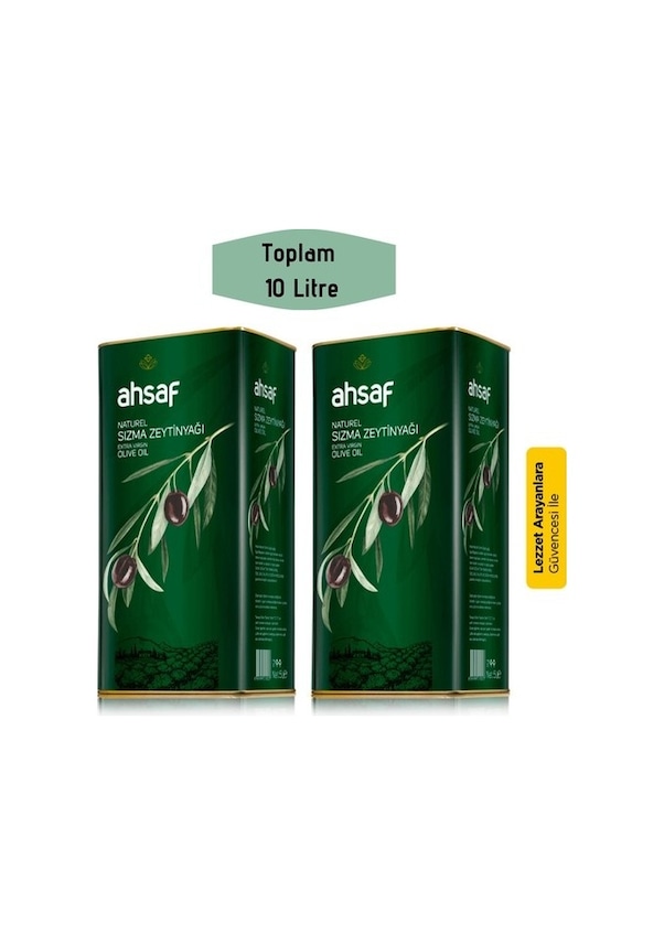 Ahsaf Natürel Sızma Zeytinyağı 2 x 5 L Fiyatları ve Özellikleri