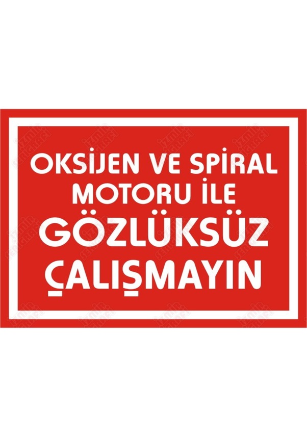 Oksijen Ve Spiral Motoru Ile Gözlüksüz Çalışmayın Fiyatları ve Özellikleri