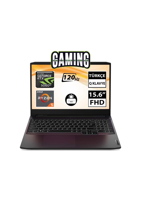 Lenovo IPG3 15ACH6 82K2023TTX R5-5600H 16 GB 512 GB SSD Rtx3050ti 15.6 ...