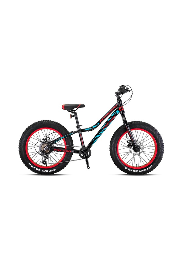 Kron Fxc 500 Fat Bike Md 20" Jant 7 Vites Çocuk Fat Bike Bisiklet Siyah ...