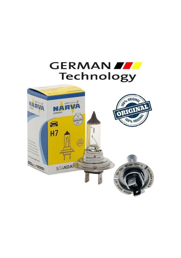 48328 Narva 12V H7 Ampul 55W Standart - NRV48328 Fiyatları ve Özellikleri