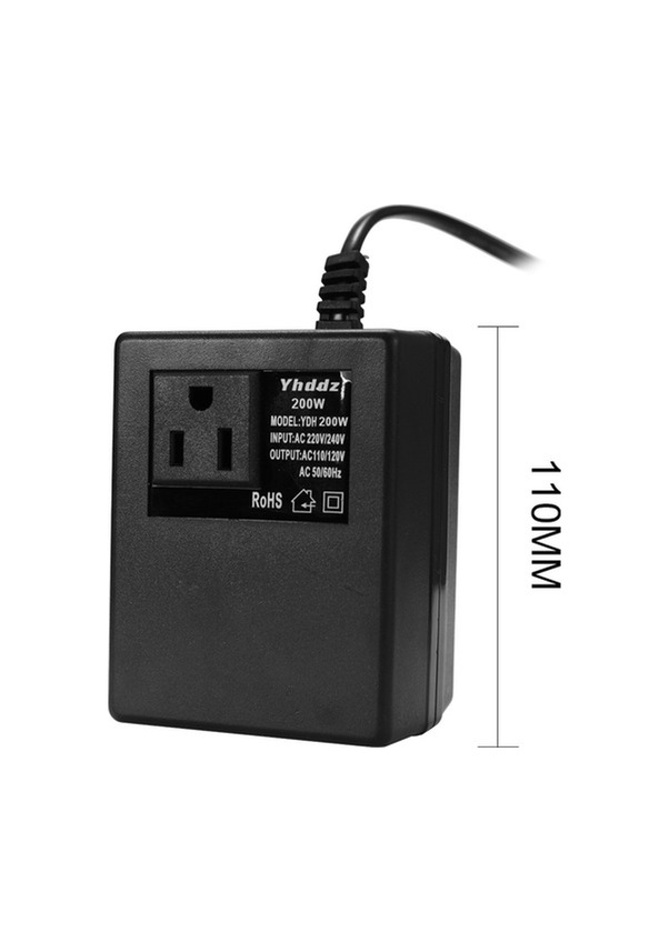 Pazly Akıllı Verimli Ev 200w 220v Ac'den 110v Adım Aşağı Trafo Seyahat ...
