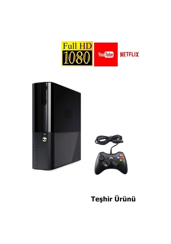 Xbox 360 E Model 250 Gb + 1 Ad Kablolu Kol Fiyatları ve Özellikleri