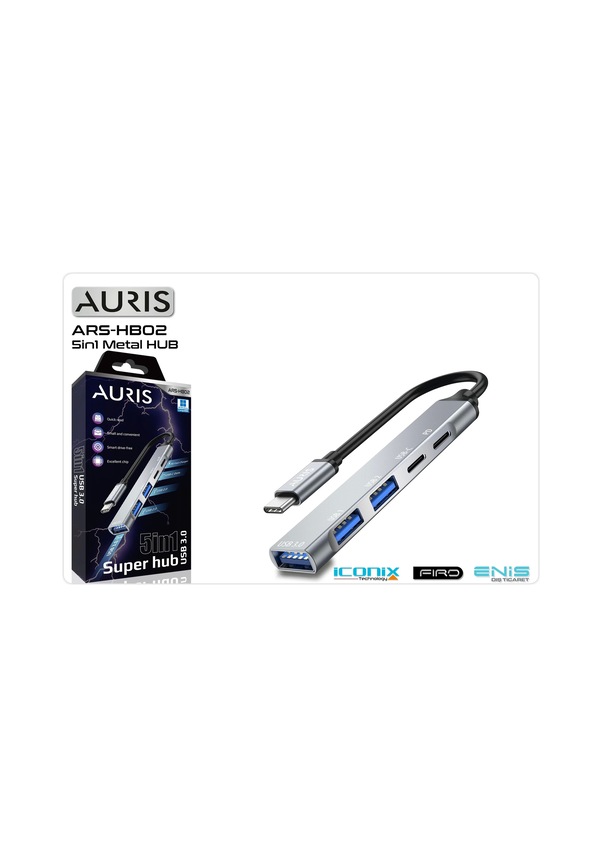Usb Çoğaltıcı 3 Port Ve 2 Port Type-c Auris Ars-hb02 Fiyatları ve ...