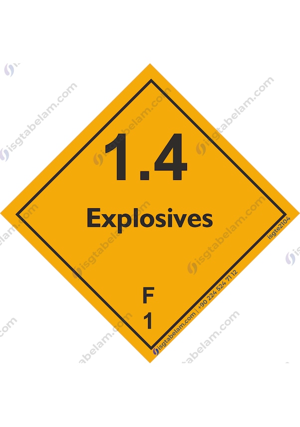 ADR Sınıf 1.4: Explosives F Fiyatları ve Özellikleri