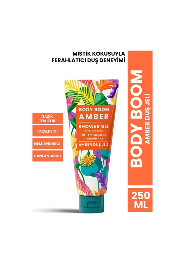 Body Boom Amber Duş Jeli 250 ML Fiyatları ve Özellikleri