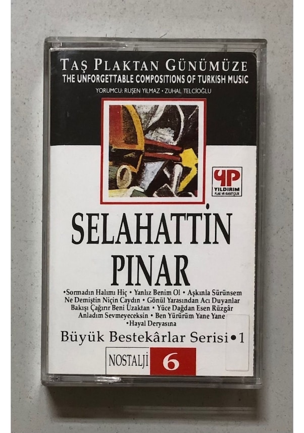 Taş Plaktan Günümüze Selahattin Pınar Kaset Orjnal Dönem Baskı Kaset ...