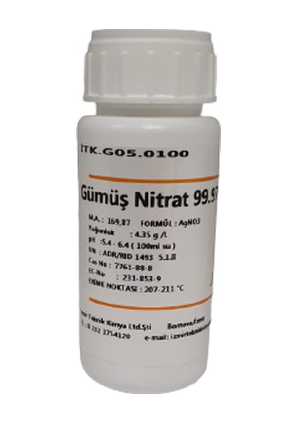 Gümüş Nitrat 99.97 Gr Fiyatları ve Özellikleri