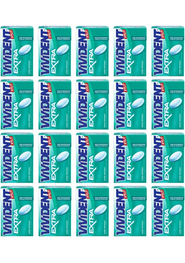 Vivident Xylıt Extra Nane Aromalı Şekersiz Tatlandırıcılı Draje Sakız ...