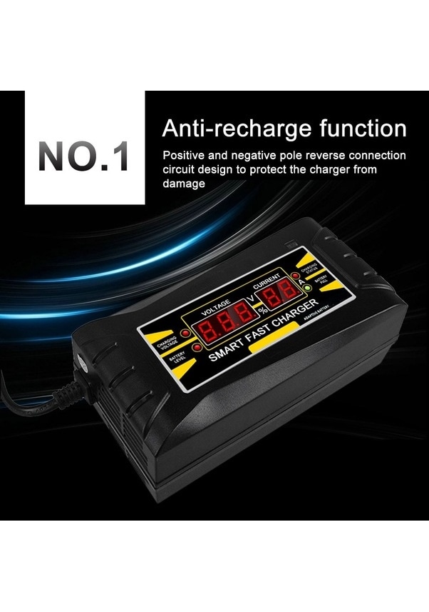 Tongxida 12v 6a Akıllı Otomobil Akü Şarj Cihazı - 110-240v, Lcd Ekranlı ...
