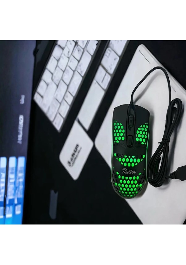 Rutter Rt-10107 Kablolu Rgb Işıklı Oyuncu Mouse Işıklımouse Fiyatları ...