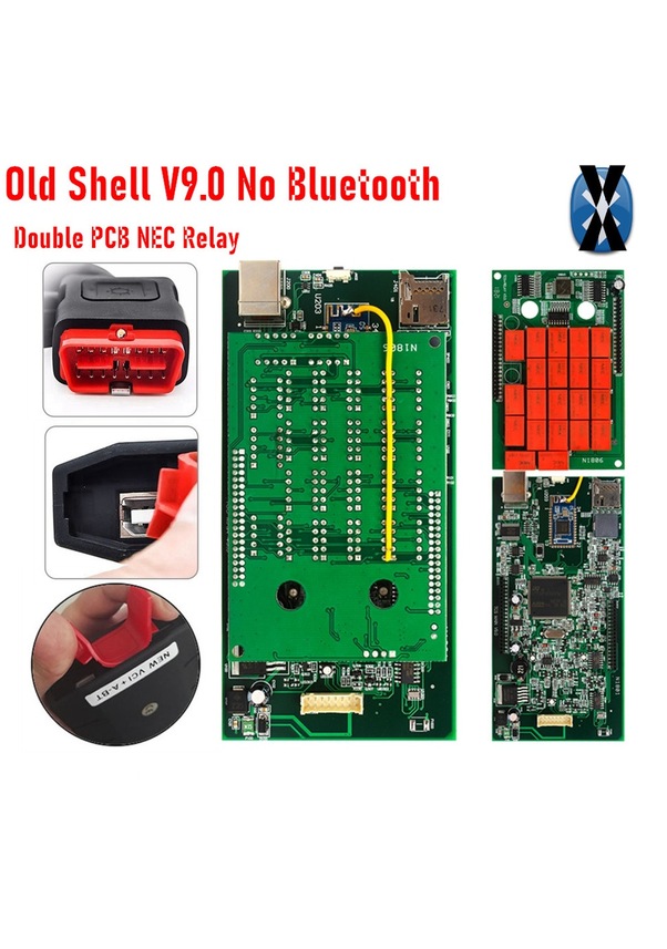 Usb'li V9.0-tcs Pro Bluetooth Usb V9.0 Çift Pcb Yeşil Kart Tcs Pro+ Nec ...