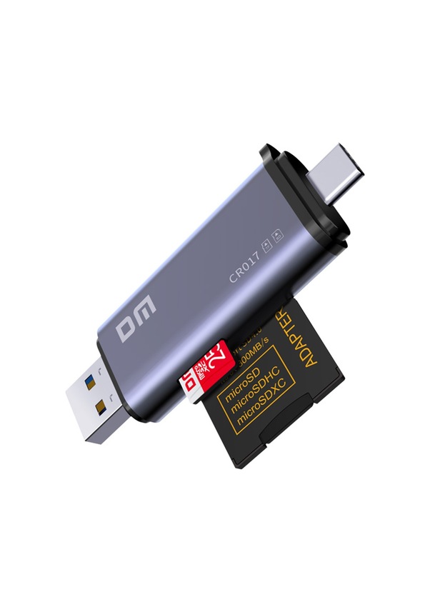 Dm Cr017 Usb-a Ve Type-c Sd Micro Sd Tf Kart Okuyucu Fiyatları ve Özellikleri