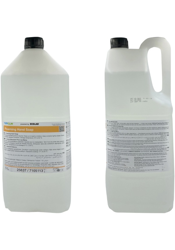 Ecolab Topclin Köpük El Sabunu 5 L Fiyatları ve Özellikleri