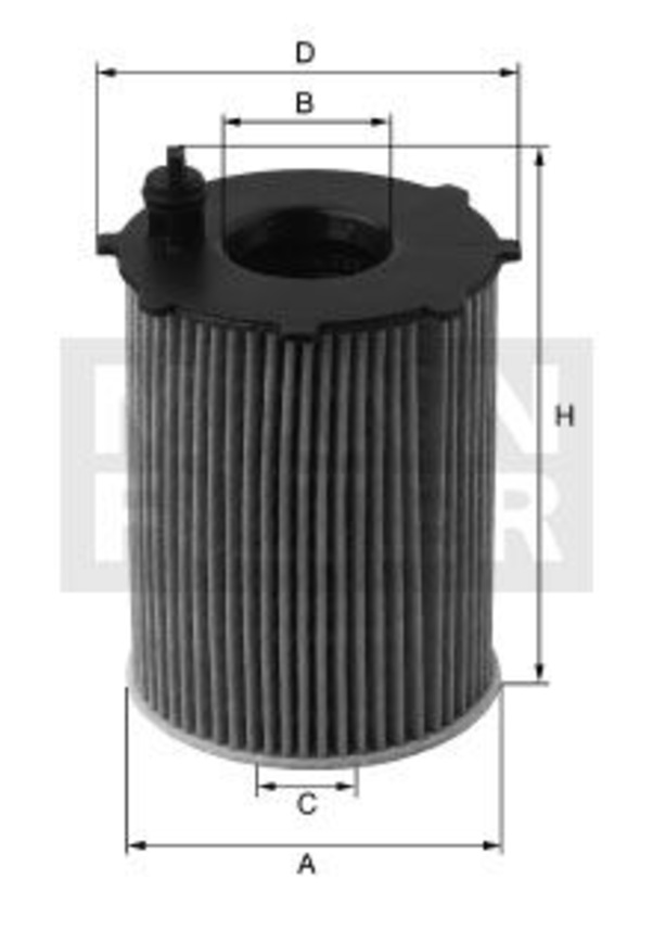 MANN HU6020Z YAĞ FİLTRESİ MERCEDES BENZ: C SERISI C 180 D 200 D 1 ...