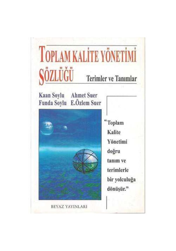 Toplam Kalite Yönetimi Sözlüğü Terimler Ve Tanımlar Fiyatları ve ...