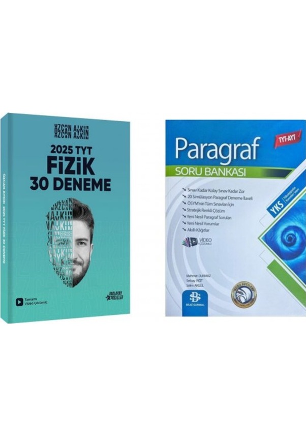 2025 Tyt Fizik 30 Deneme Özcan Aykın+ Bilgi Sarmal Tyt Ayt Paragraf Soru Bankası Fiyatları ve ...