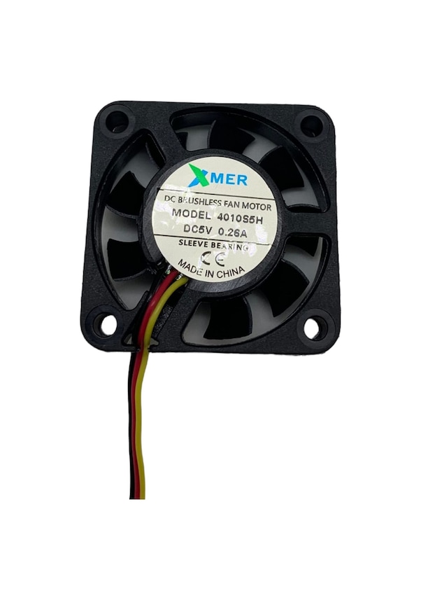 40x40x10mm 5V 0.26A 3P XMER Fan Fiyatları ve Özellikleri