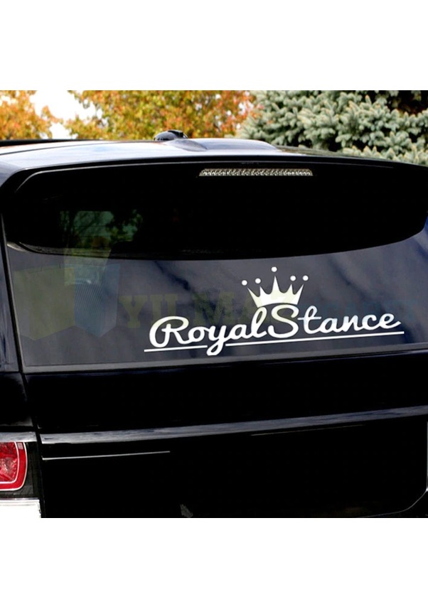 Royal Stance Logo Cam Oto Sticker Araba Etiket Tampon Yapıştırma 15 X 6 ...