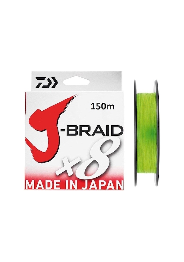 Daiwa J-Braid 8 Kat Chartreuse 150M Ip Misina-0,06 Fiyatları ve Özellikleri
