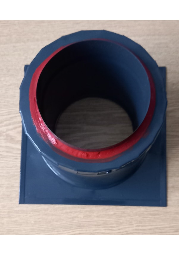 Renuzu Mat Antrasıd Isı Yalıtımlı Yanmaz Tek Plakalı Boru Baca Çı ...