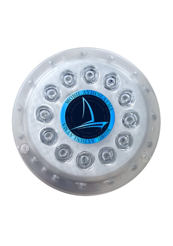 Tekne Su Altı Lambası. Beyaz Işık. 12 Led. 12/24v. Yuvarlak Fiyatları ve Özellikleri
