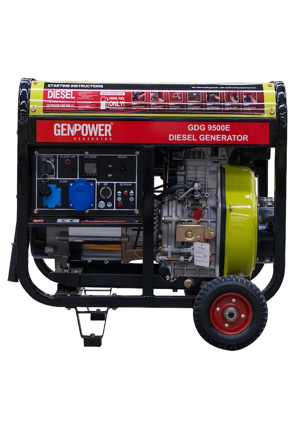 Genpower GDG 9500 E 8.8 Kva Dizel Kabinsiz Monofaze Jeneratör Fiyatları ...