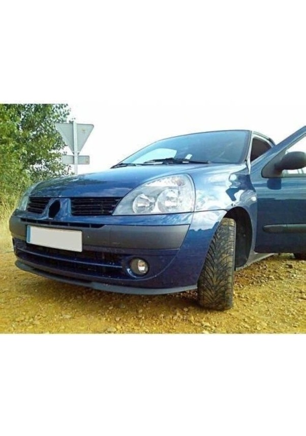Renault Clio 2 Makyajlı Uyumlu Ön Tampon Eki Cupra Lip Mat Siyah Body ...