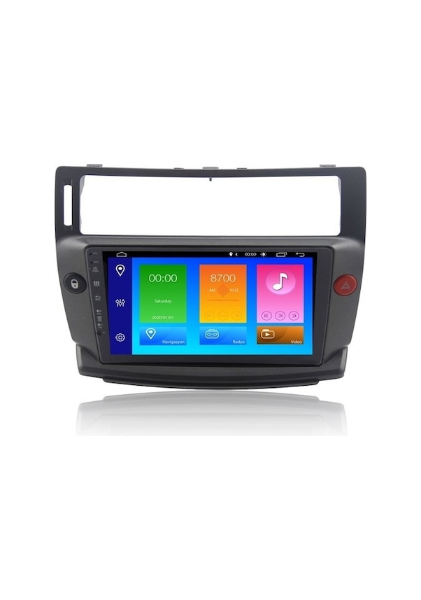 Navimex Citroen C4 Android 10 Carplay Özellikli Navigasyon Multimedya ...