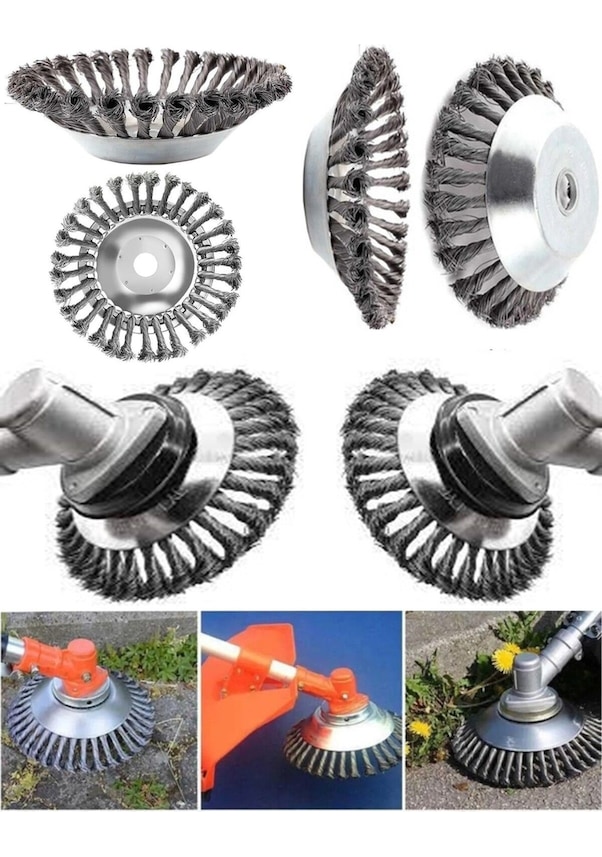 Mager Motorlu Tırpan Kıyı Temizleme Çelik Fırça Başlık Fiyatları ve ...