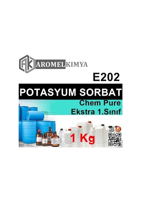 Aromel Kimya E202 Potasyum Sorbat 1 KG Fiyatları ve Özellikleri