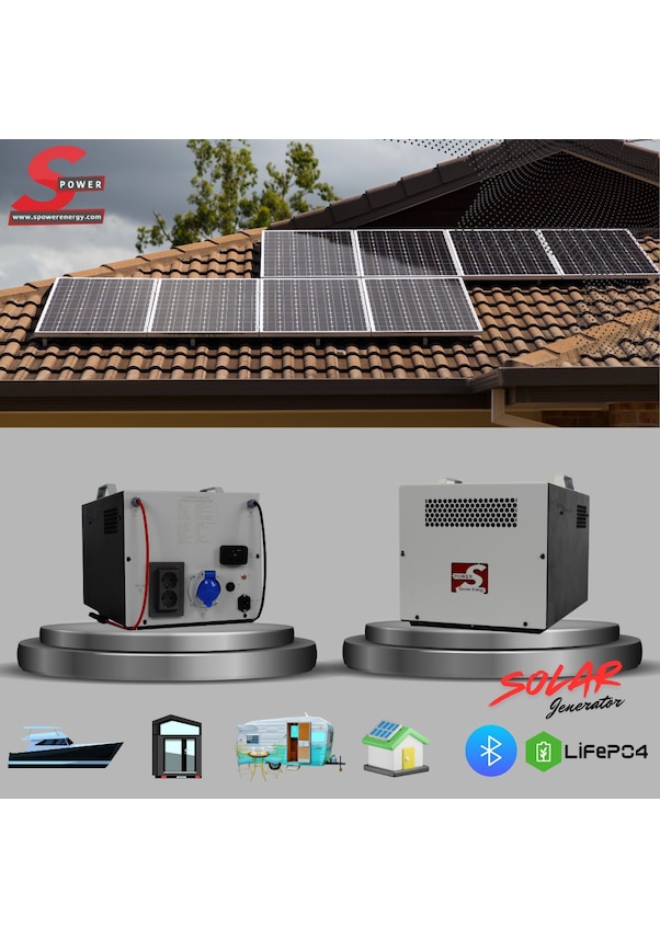 Spower Energy Solar Hibrit Jeneratör Sg-3.5 3500 Watt -397 Fiyatları ve ...