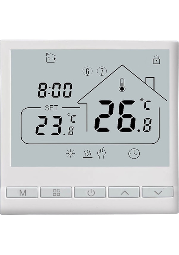 Shineyee Yeni 105 Model Wifi Akıllı Termostat - 5+2 Programlama, Led ...