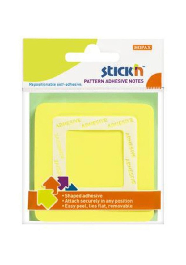 Hopax Stickn Yapışkanlı Not Kağıdı Kare Şekilli 50 Yaprak 70x70 Mm Sarı ...