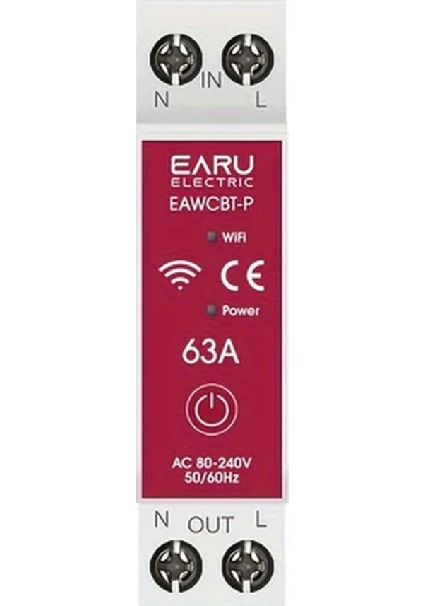 Challenger Tuya Wifi Akıllı Devre Kesici Mcb Va Koruma1 63a 20a 1p N ...