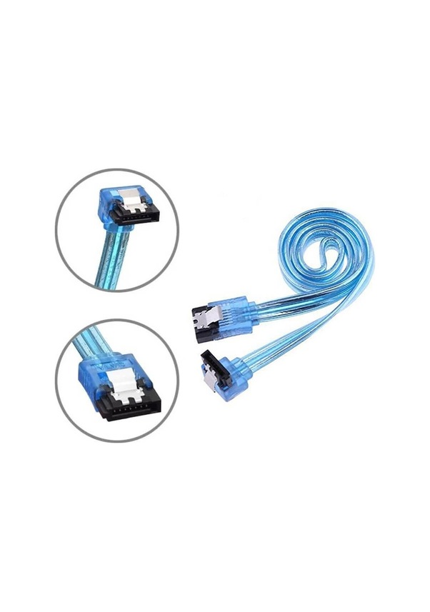 2 Adet - 50cm Sata 3.0 Kablo - 90 Açılı Data Kablosu - 6gbps - Ssd Hdd ...